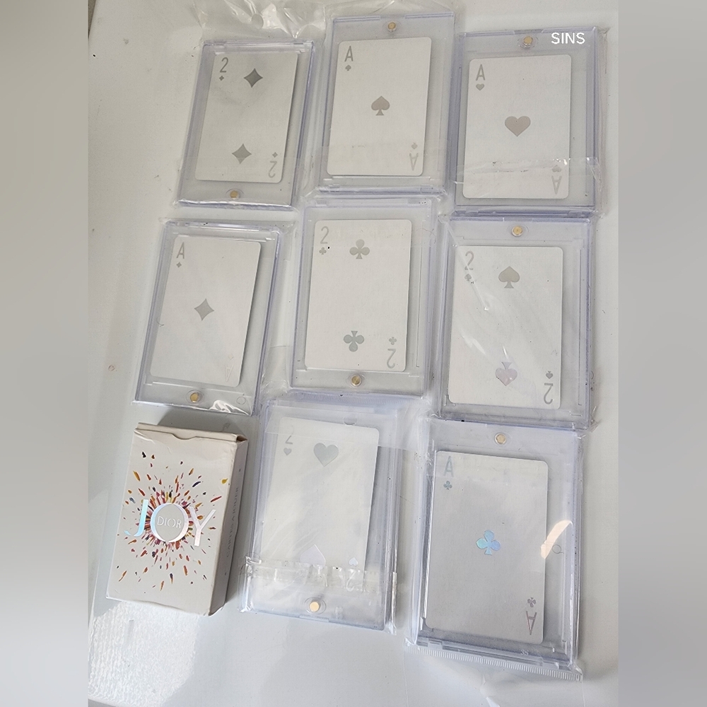 Playing Cards Set With Clear Cases - Gem
